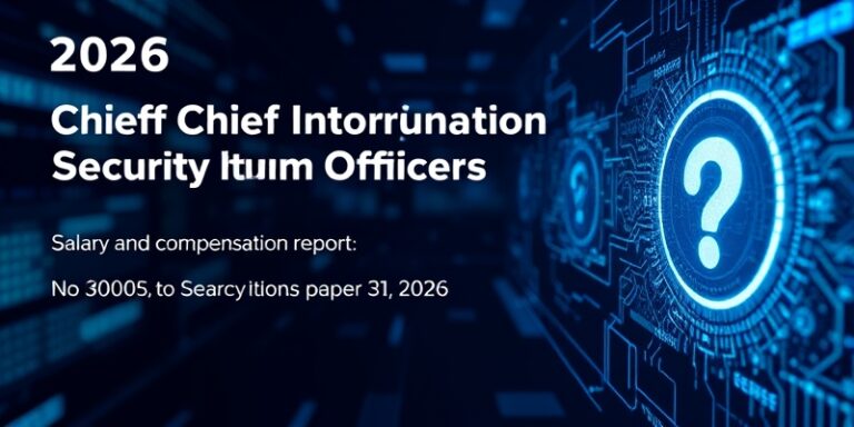 2026 Chief Information Security Officer Salary and Compensation Report